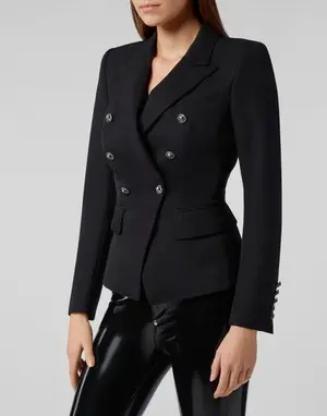 Philipp Plein Blazer Skull Crystal