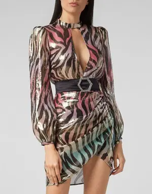 Philipp Plein Short Dress Jungle