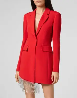 Philipp Plein Blazer Dress Fringe