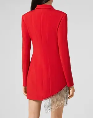 Philipp Plein Blazer Dress Fringe