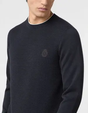 BILLIONAIRE Pullover Round Neck Ls Crest