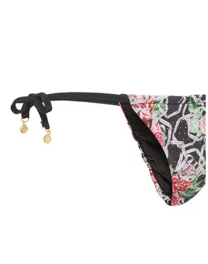 Philipp Plein Swimwear Bottom Slip Chain Flower