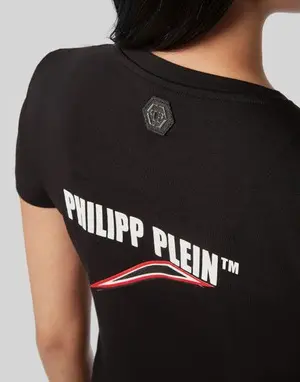 Philipp Plein T-shirt Round Neck Ss Space Plein