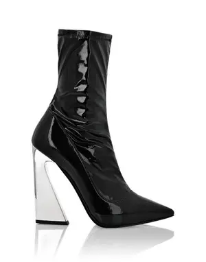 Philipp Plein Naplak Boots High Heels Mid Iconic Plein