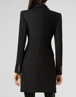 Philipp Plein Coat Long Crystal