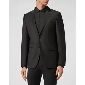 Philipp Plein Blazer Gigolò Fit Stones Skull - Black