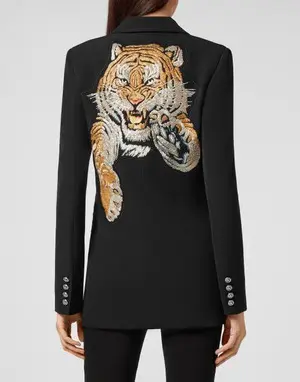 Philipp Plein Blazer Tiger