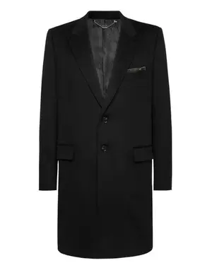 BILLIONAIRE Coat Long Cashmere Istitutional - Black