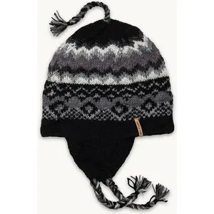 Turtle Fur Charles Wool Beanie - Black