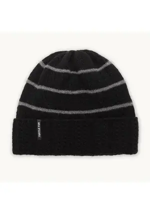 Turtle Fur Lambswool Kindra Beanie - Black