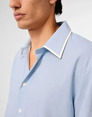 BILLIONAIRE Shirt Silver Cut Ls/milano Double B