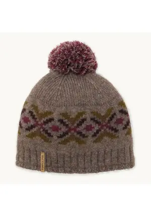 Turtle Fur Yak Wool Sienna Beanie - Brown