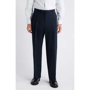 BOSS Stretch Cotton Pants - Dark Blue