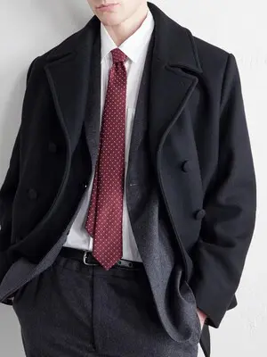 TOTEME 8cm Silk-jacquard Tie - Red
