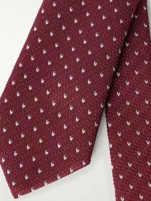 TOTEME 8cm Silk-jacquard Tie - Red