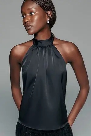 SNDYS. Leo High Neck Halter Top