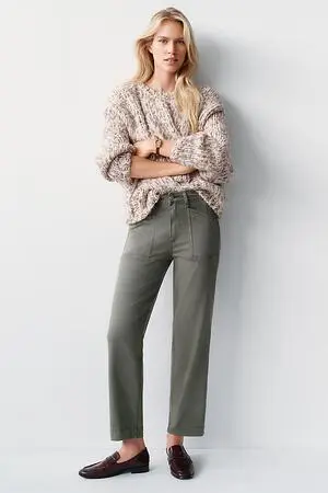 Anthropologie Paige Qucy Mid Rise Relaxed Jeans