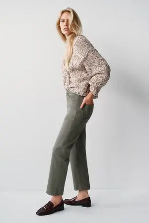 Anthropologie Paige Qucy Mid Rise Relaxed Jeans