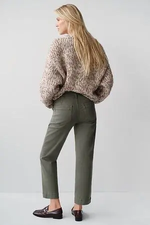 Anthropologie Paige Qucy Mid Rise Relaxed Jeans