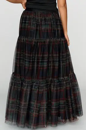 Anthropologie Loverlygrey X Blythe Tulle Maxi Skirt