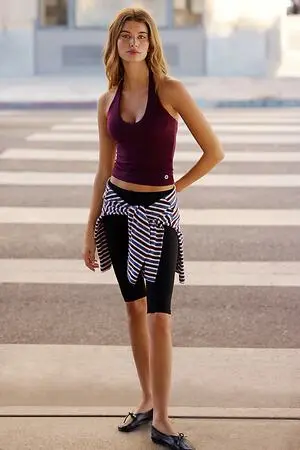 Astoria Activewear Scoop Neck Halter Tank Top