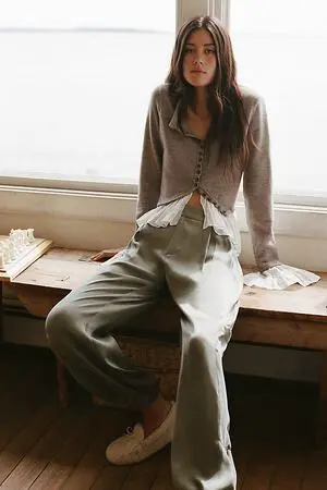 Maeve Utility Trousers Pants Moss