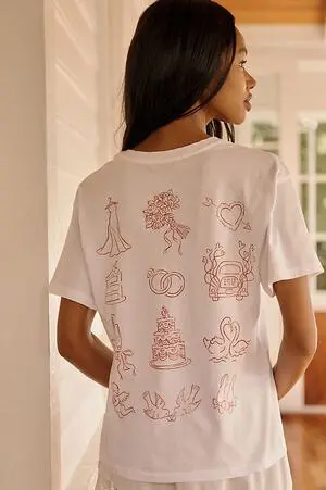 LETLUV 100% Cotton Icons Boyfriend Tee