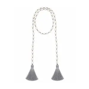 LALINDE Solène Pearl Tassel Necklace Sky