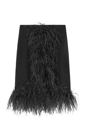 16Arlington Flora Midi Skirt Black