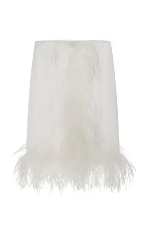 16Arlington Flora Midi Skirt White