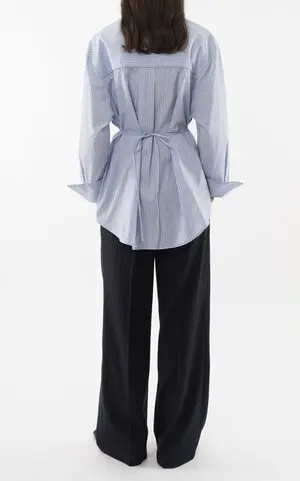 Arakii Exclusive Oversized Slit Cotton Shirt