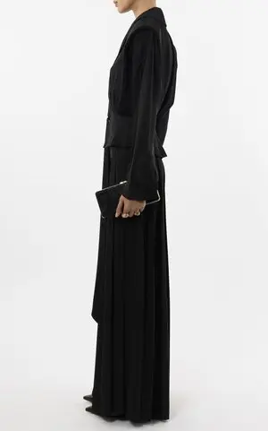 Arakii Exclusive Front Tie Silk Blouse