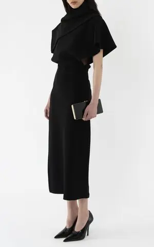 Arakii Exclusive Structured Pin Maxi Dress