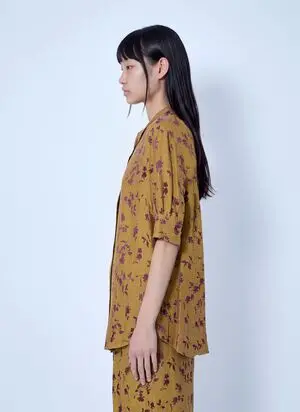 Dries Van Noten Floral Patterned Button-down Shirt