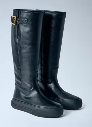 Chloé Delia Leather Boots