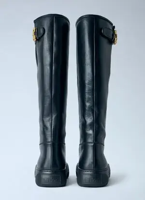 Chloé Delia Leather Boots