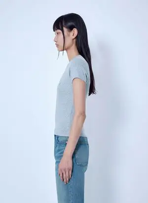 Saint Laurent Cassandre Fitted T-shirt