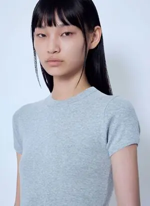 Saint Laurent Cassandre Fitted T-shirt