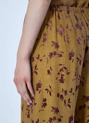 Dries Van Noten Floral Wide-leg Trousers