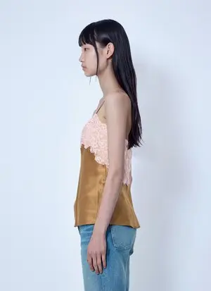 Saint Laurent Lace Camisole Top