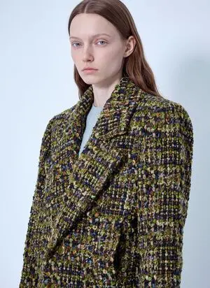 Saint Laurent Single-breasted Jacket In Tweed