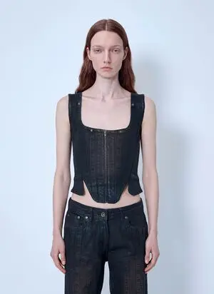 KNWLS Alice Bustier - Black