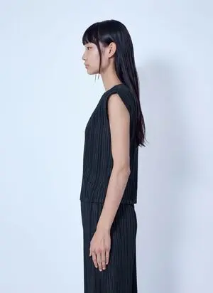 Issey Miyake Mellow Pleats Top