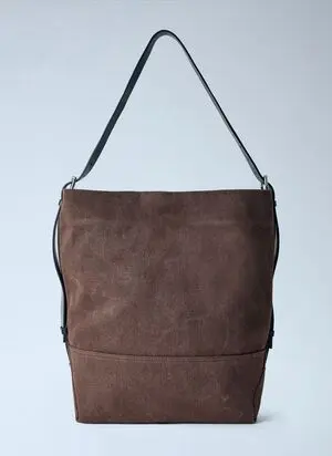 LEMAIRE Belted Tote Bag - Brown