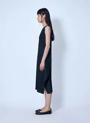 Issey Miyake September Pleated Midi Dress