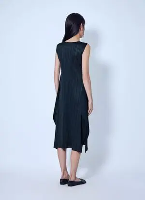 Issey Miyake September Pleated Midi Dress