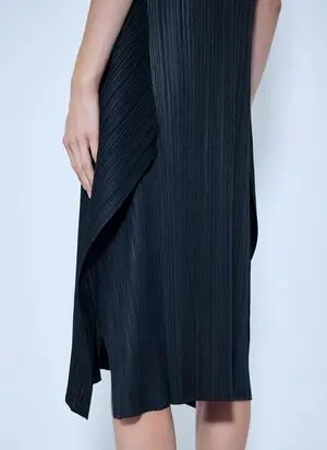 Issey Miyake September Pleated Midi Dress