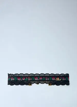 Chloé Folk Floral-motif Necklace - Black