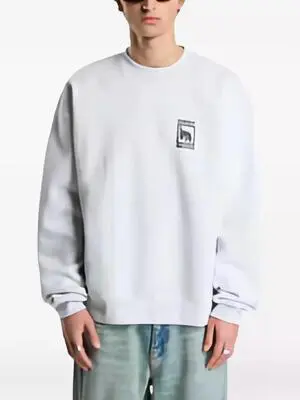 Obey Records Logo-print Sweater - Grey