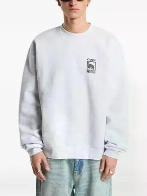 Obey Records Logo-print Sweater